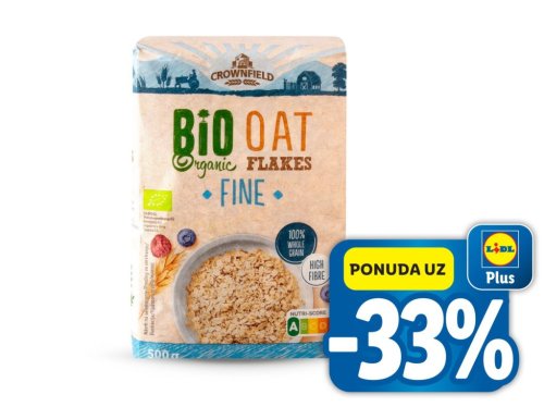 Bio zobene pahuljice 500 g - Lidl - Akcija - Njuškalo katalozi