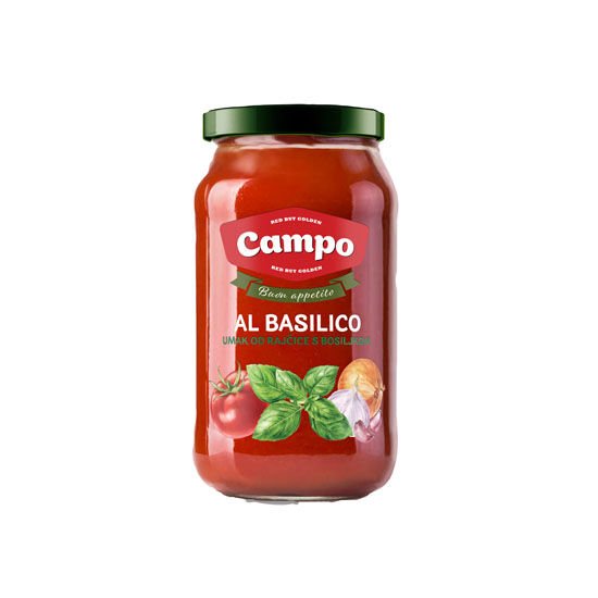 Umak basilico Campo 3x400 g - Plodine - Akcija - Njuškalo katalozi