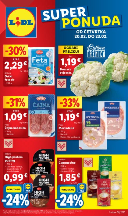 Lidl katalog Super ponuda od četvrtka 20.02.-23.02.2025. - Njuškalo ...