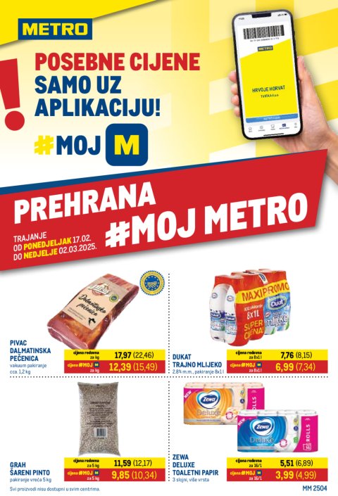 Metro katalog Prehrana akcija 17.02.-02.03.2025. - Njuškalo katalozi