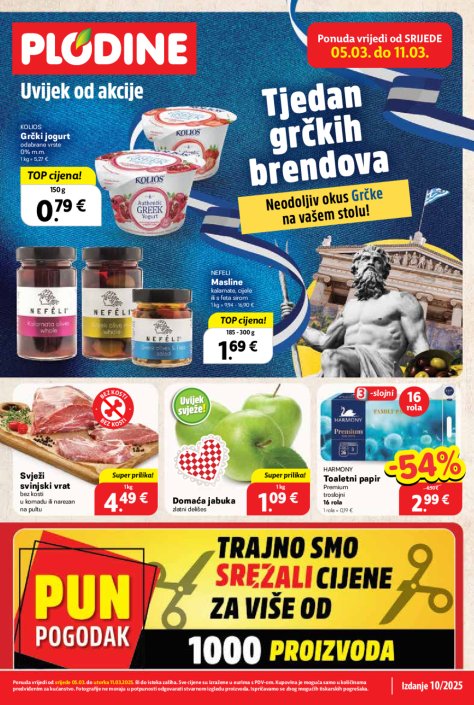 Plodine katalog Akcija 05.03.-11.03.2025. - Njuškalo katalozi