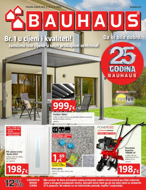 Bauhaus katalog Akcija 06.03.-02.04.2025. - Njuškalo katalozi