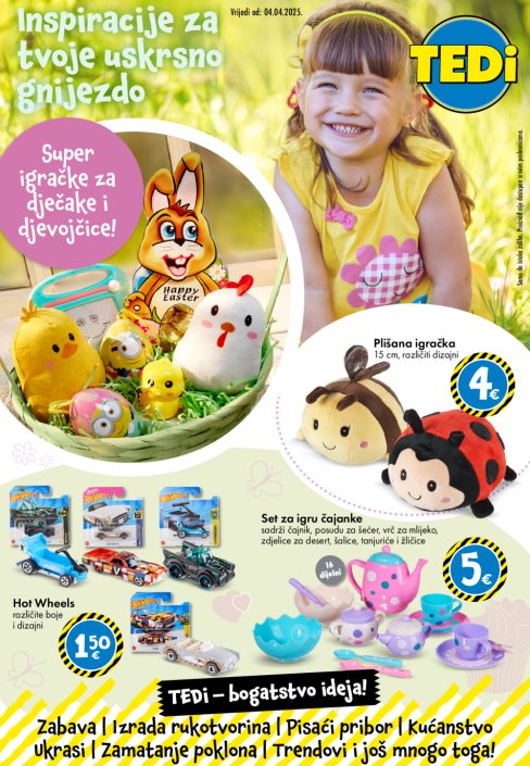 TEDi katalog Inspiracija za Uskrs 04.04.-12.04.2025. - Njuškalo katalozi