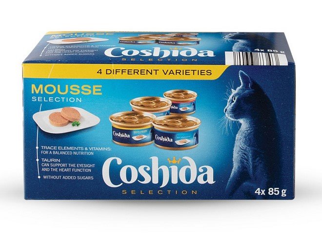 Hrana za mačke mousse Coshida Selection 4x85 g - Lidl - Akcija ...
