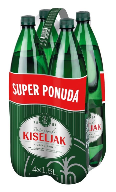 Mineralna voda Sarajevski kiseljak 4 x 1,5 l - Akcija - Njuškalo katalozi
