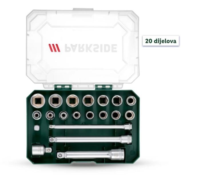 PARKSIDE® Set nasadnih ključeva - Lidl - Akcija - Njuškalo katalozi