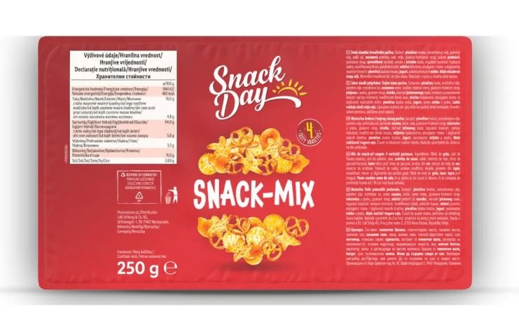 Snack Day Snack-Mix 250 g - Lidl - Akcija - Njuškalo katalozi