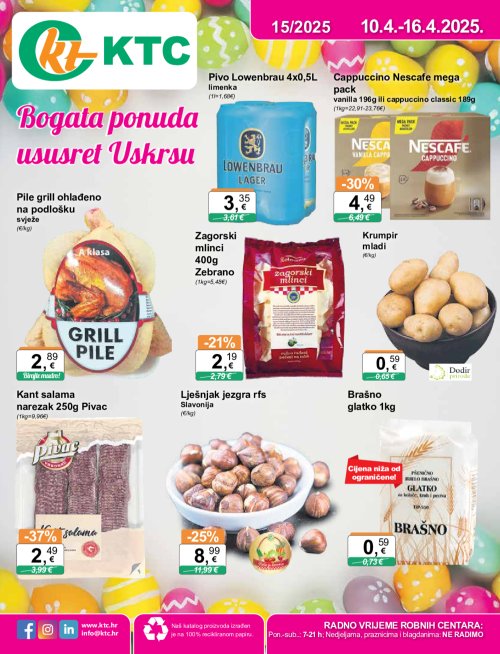 KTC katalog Široka potrošnja 10.04. - 16.04.2025. - Njuškalo katalozi