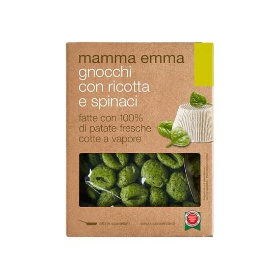 Njoki svježi, sa ricottom i špinatom Mamma Emma 400 g - Plodine ...