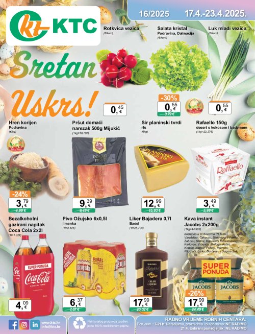 KTC katalog Široka potrošnja 17.04. - 23.04.2025. - Njuškalo katalozi