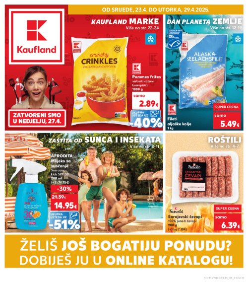 Kaufland katalog Kaufland Marke 23.04.-29.04.2025. Odabrane poslovnice - Njuškalo katalozi