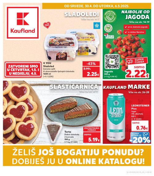 Kaufland katalog Kaufland Marke 30.04.-06.05.2025. Odabrane poslovnice - Njuškalo katalozi