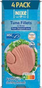 Tuna XXL Nixe 4x195 g - Lidl - Akcija - Njuškalo katalozi