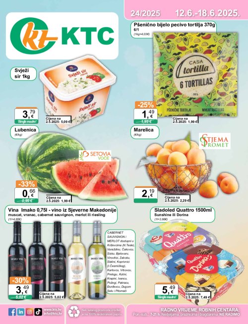 KTC katalog Široka potrošnja 12.06.-18.06.2025. - Njuškalo katalozi