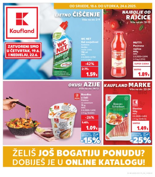 Kaufland Tematski katalog 18.06.-24.06.2025. Odabrane poslovnice - Njuškalo katalozi