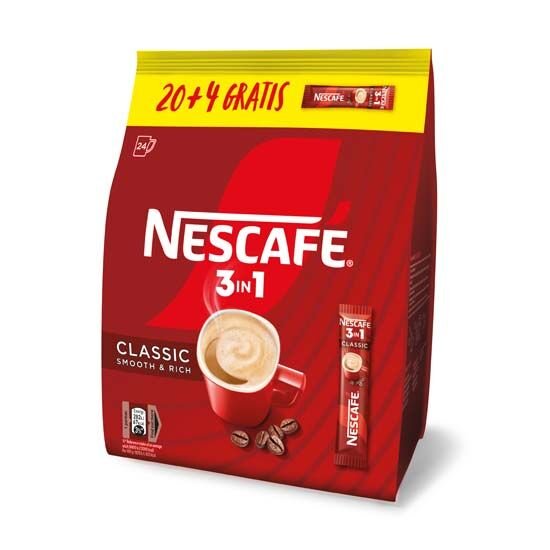 Instant kava, classic, 3u1, 20+4 gratis Nescafe 372 g - Plodine ...