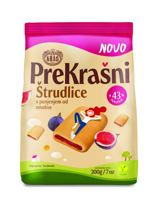 Čajno pecivo štrudlice smokva Kraš, 200 g - NTL - Akcija - Njuškalo ...