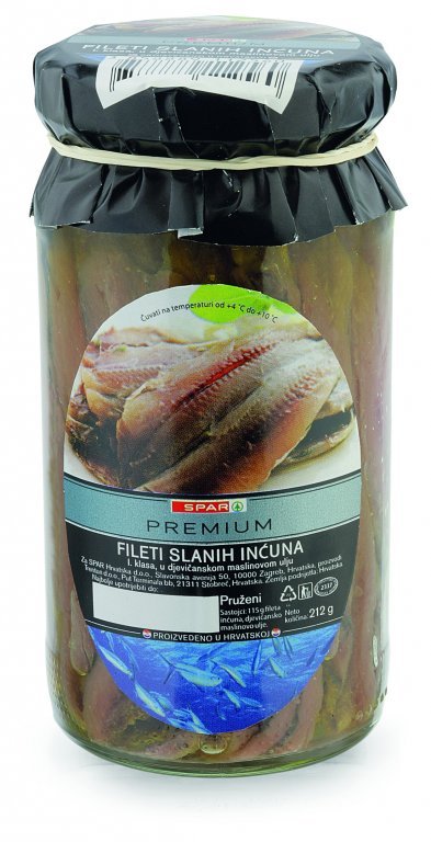 Fileti slanih inčuna Premium 212 g - Akcija - Njuškalo katalozi