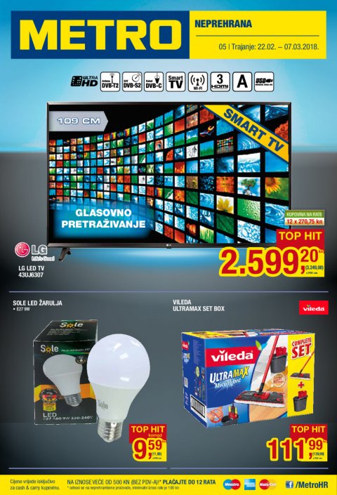 Metro katalog Neprehrana Akcija od 22.02.-07.03.2018. - Njuškalo katalozi