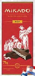 Čokolada Mikado s rižom 75 g - Akcija - Njuškalo katalozi
