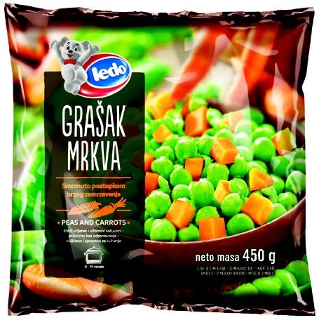 Grašak-mrkva Ledo 450g - Jadranka - Akcija - Njuškalo katalozi