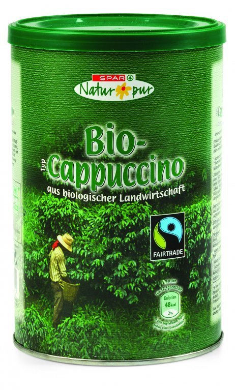 Cappuccino bio Spar Natur Pur 200 g - Akcija - Njuškalo katalozi