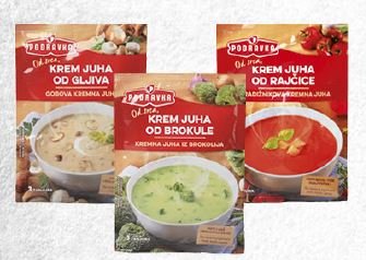 Krem juhe više vrsta Podravka - Akcija - Njuškalo katalozi