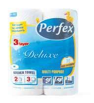 Papirnati kuhinjski ručnici troslojni Perfex Deluxe 2 kom - KTC ...