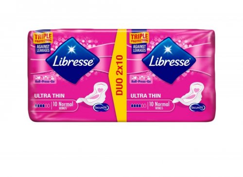 Higijenski ulošci invisible clip, normal i super Libresse 2x10 ili 2x8 ... Higijenski ulošci invisible clip, normal i super Libresse 2x10 ili 2x8 ...