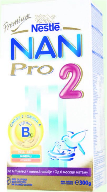 Prijelazna mliječna hrana Nan 2 premium 2x300g - KTC - Akcija ...