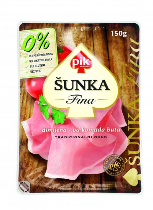 Šunka Fina Pik Vrbovec 150 g - Akcija - Njuškalo katalozi