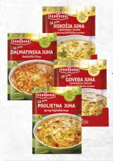 Juha Podravka više vrsta 50-60 g - Akcija - Njuškalo katalozi