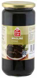 Masline crne s košticama Fine Life 700 g - Metro - Akcija - Njuškalo ...