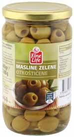 Masline zelene bez koštica Fine Life 660 g - Metro - Akcija - Njuškalo ...