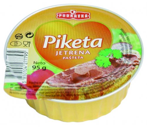 Pašteta razne vrste Podravka 95g - Akcija - Njuškalo katalozi