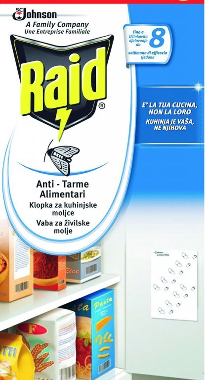 -15% popusta na tarme protiv moljaca Raid - Akcija - Njuškalo katalozi