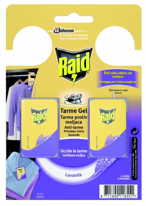 -15% popusta na tarme protiv moljaca Raid - Akcija - Njuškalo katalozi